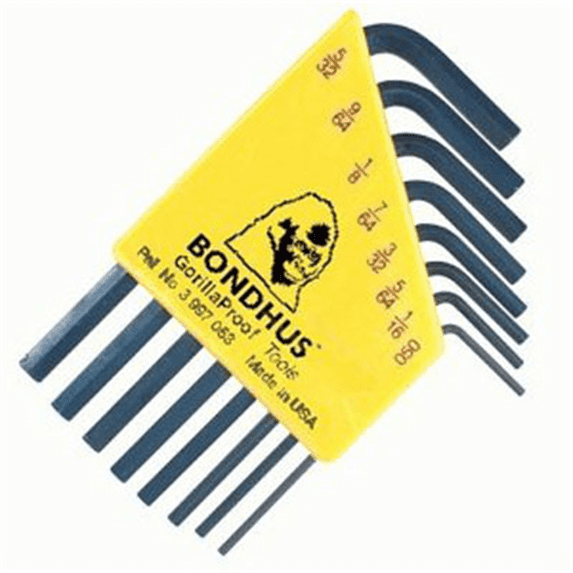 Bondhus Corp. 8pc Set L-Wr .050-5/32-Short - Walmart.com