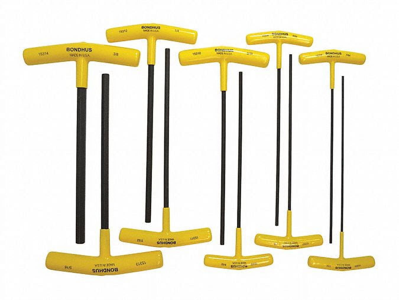 Bondhus Set 10 Hex T-Handles 9 Length 15338 - Walmart.com