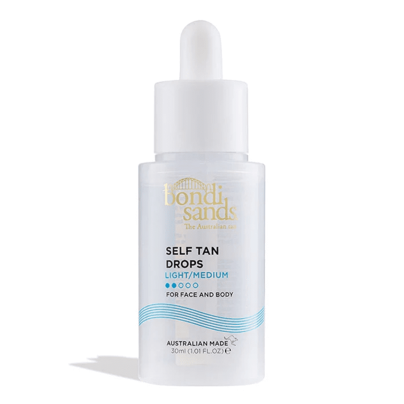 Bondi Sands Self Tan Drops 30ml Light/Medium, Customizable Glow ...