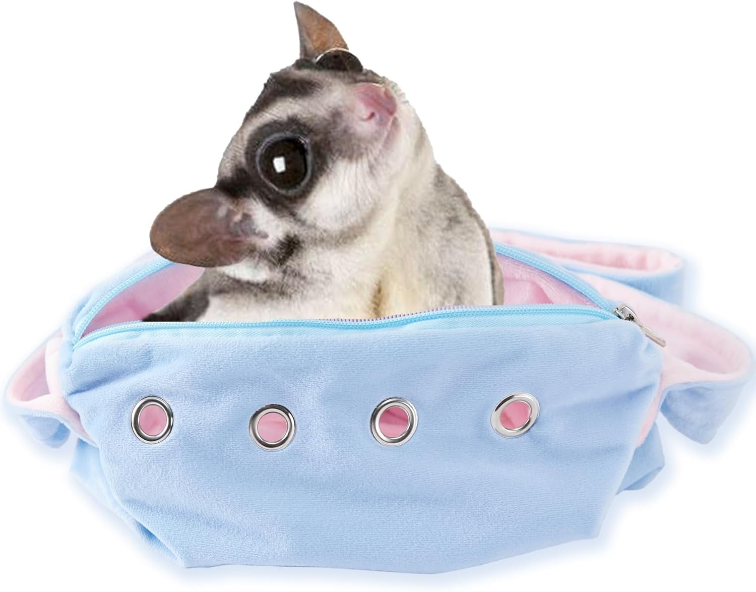 Bonding Pouch Small Pet Carrier Bag Sling with Strap Critter Cuddler ...