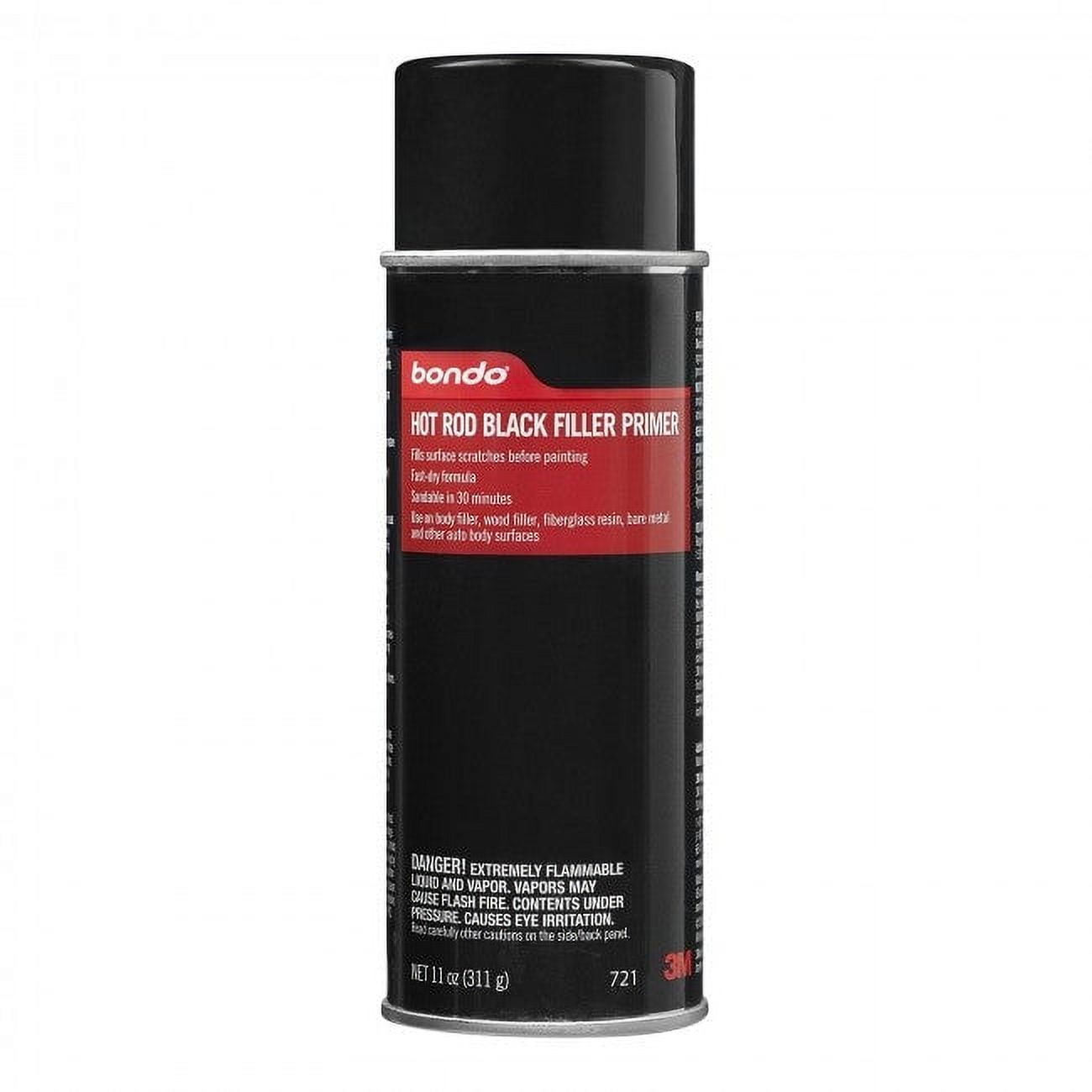 Bondo 721 Easy Finish Aerosol Finish Primer & Surfacer, 11 Oz, Hot Rod ...