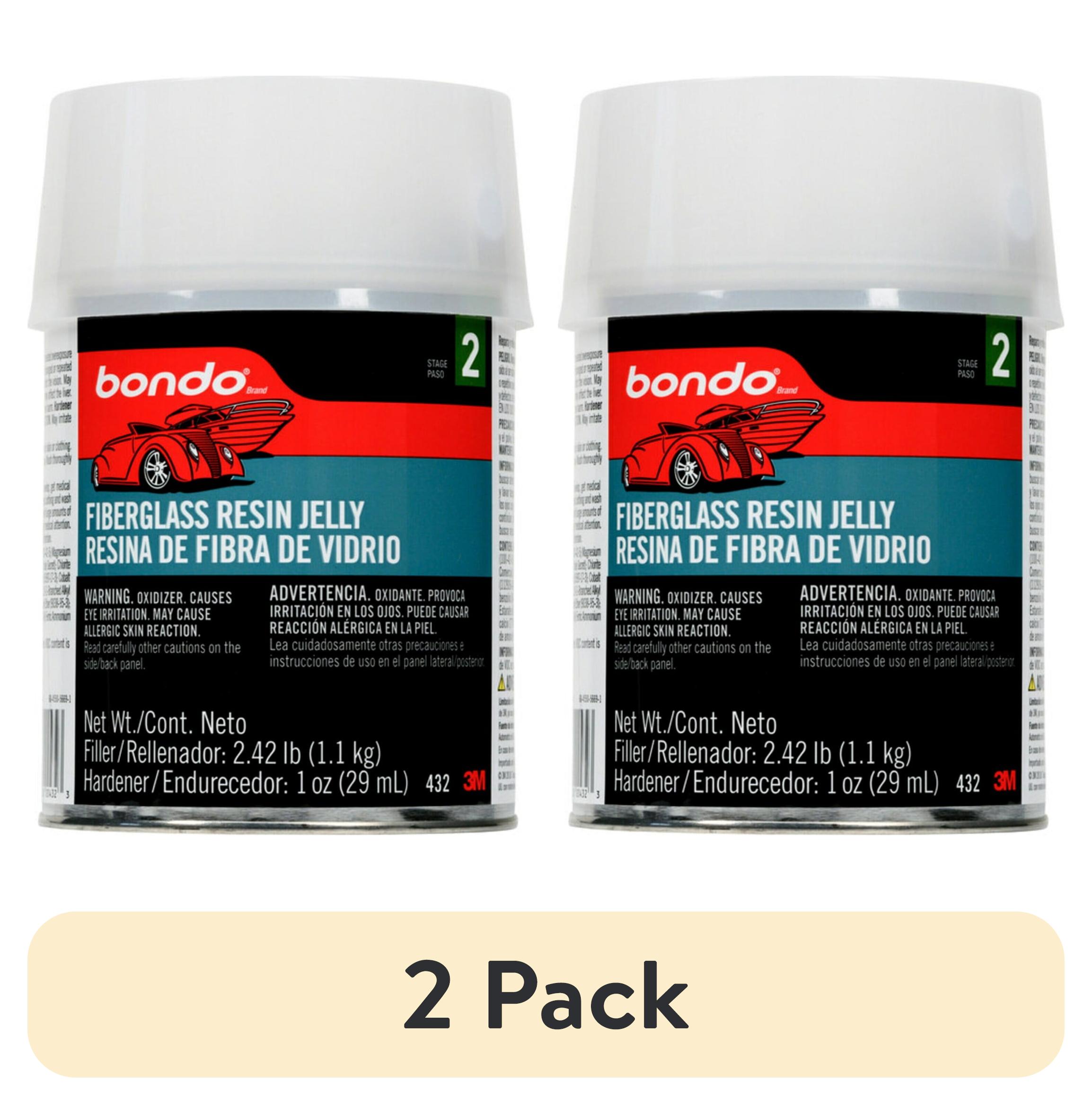 (2 pack) Bondo Fiberglass Resin Jelly, 00432ES, 1 Quart - Walmart.com