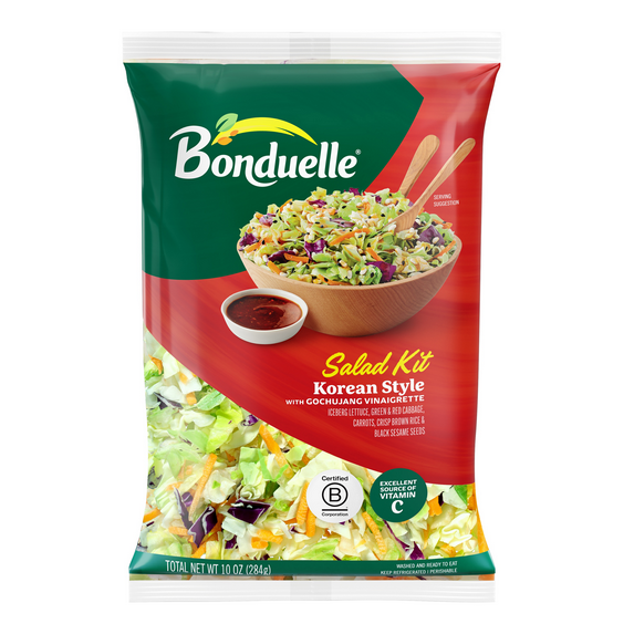 Bonduelle Korean Style Salad Kit, 10 oz Bag, Fresh - Walmart.com