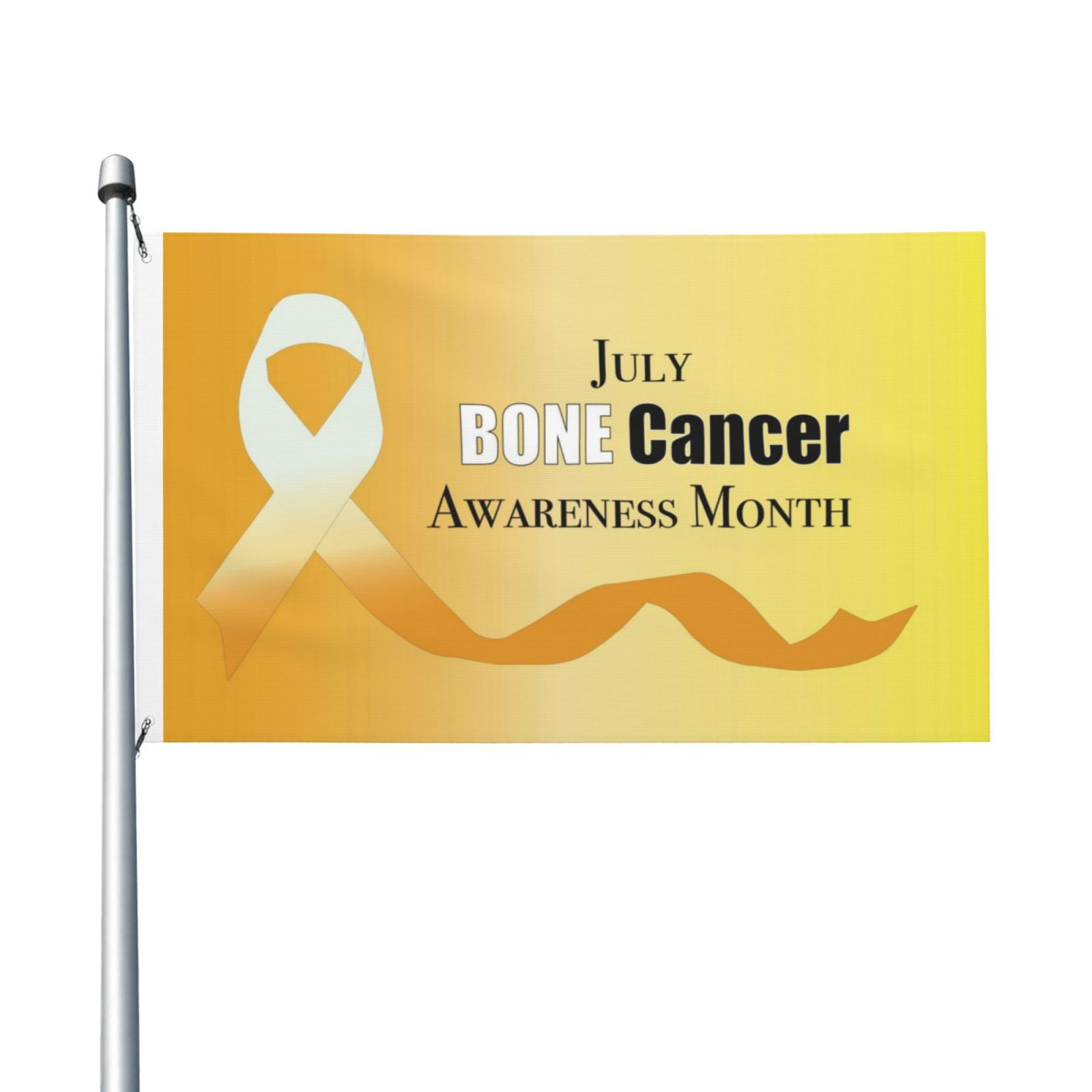 Bone Cancer Awareness Month Garden Flags 3x5 Ft Decoration Double Side ...