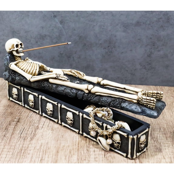 Bone Chilling Skeleton Rest In Peace Tomb Graveyard Incense Stick ...