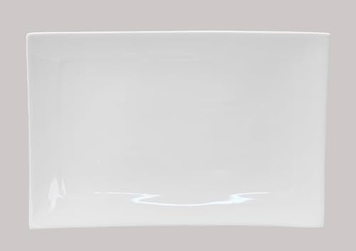 Bone China Commercial Grade Rectangular Serving Platter 14in x 9inch ...