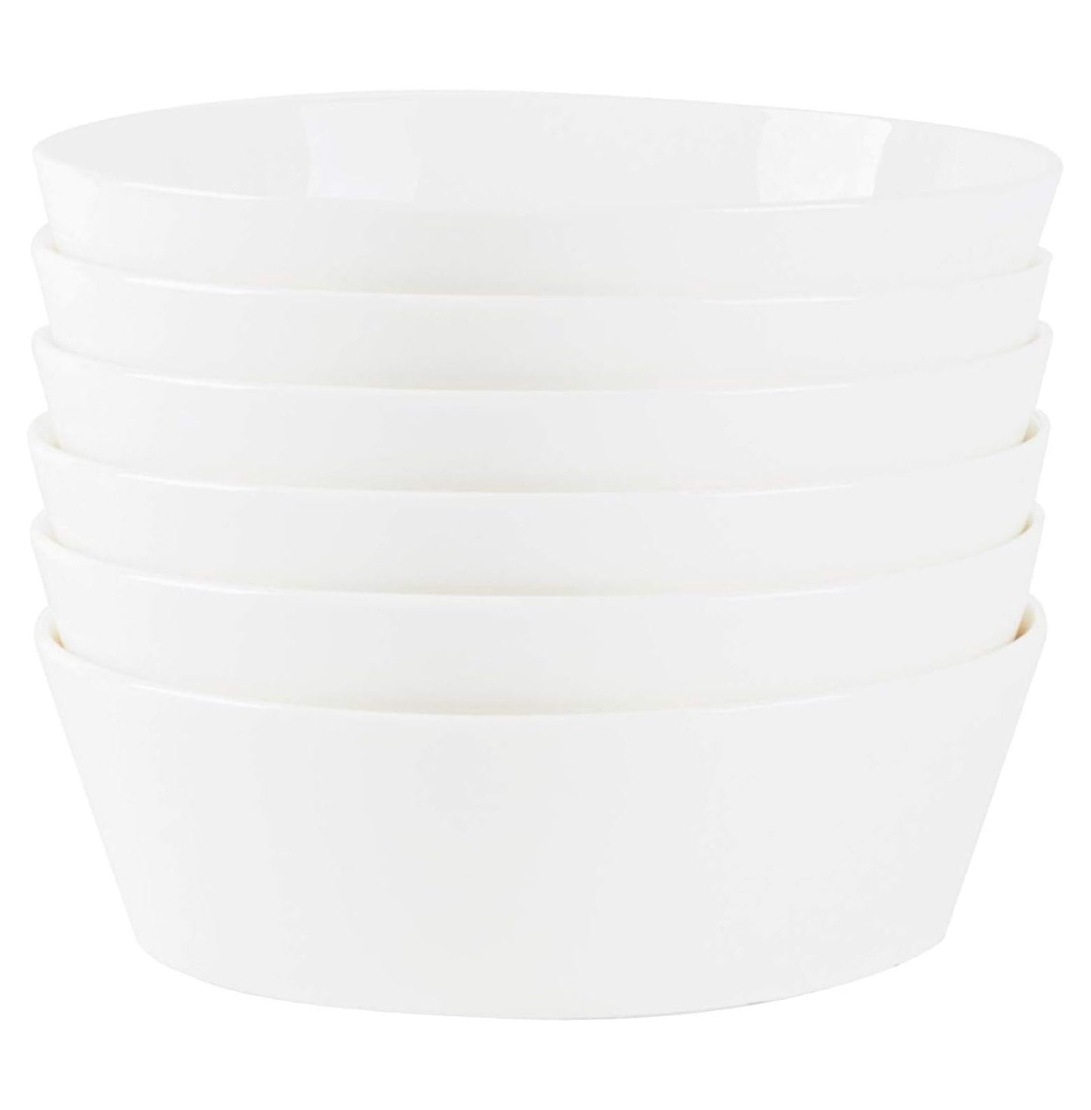 Bone China Cone Shape, Elegance White Bowl 28oz, Case of 6 - Walmart.com