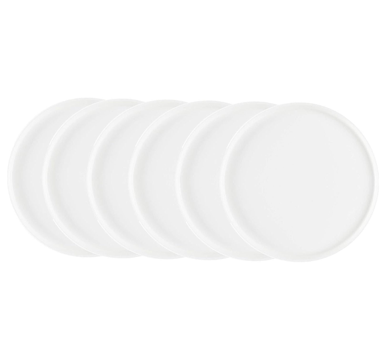 Bone China Cone Shape, Elegance White Plate 6.7", Case of 6 - Walmart.com