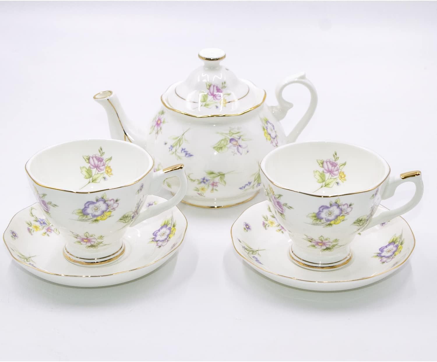 Bone China Tea sets |vintage tea set|Floral Design|Gold Rim Coffee Set ...