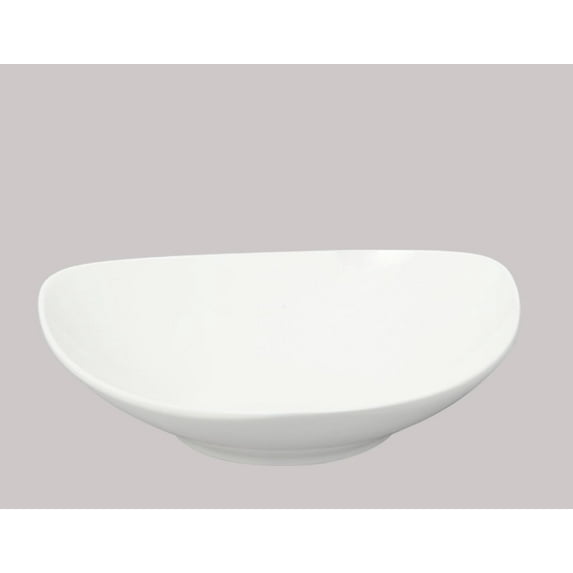 Bone China Triangular Shape, Elegance White Soup Bowl 16oz, 7.5inch x 7 ...