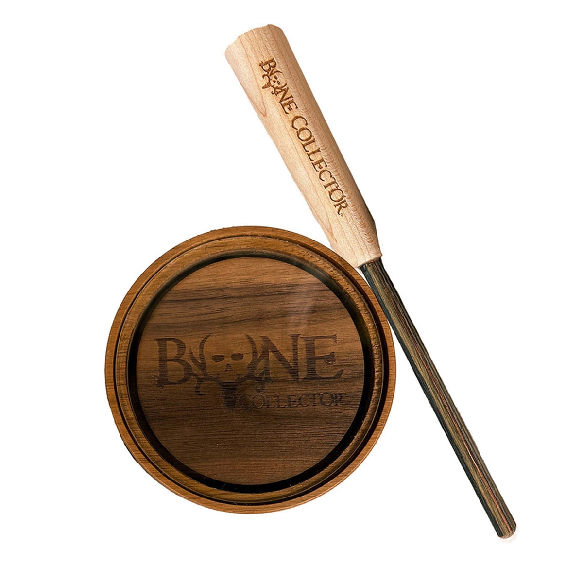 Bone Collector Calls WoW Series Double Walnut Turkey Pot Call - Walmart.com