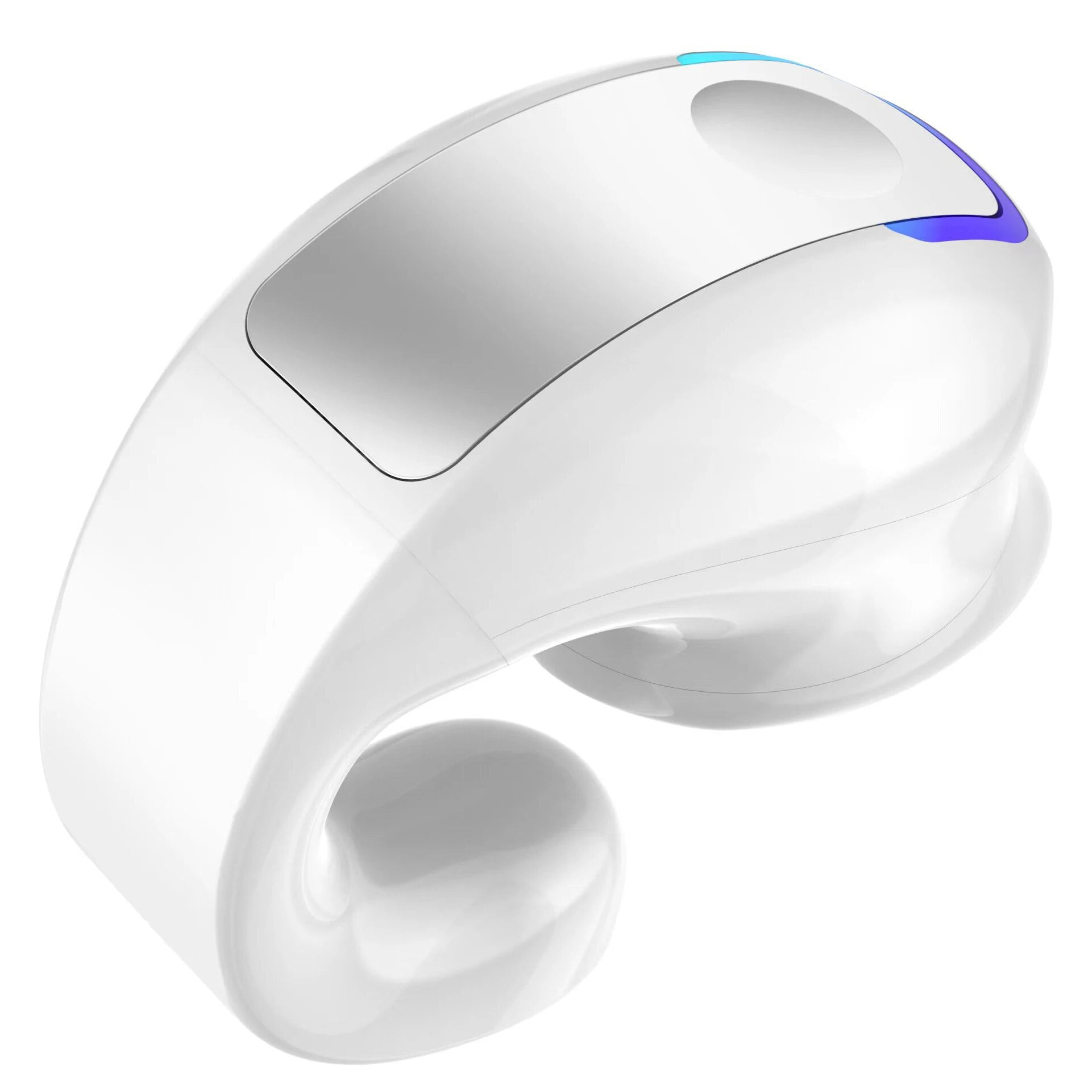 Bone Conduction 5.3 Wireless Bluetooth Headset Talking Clip-on Headset ...