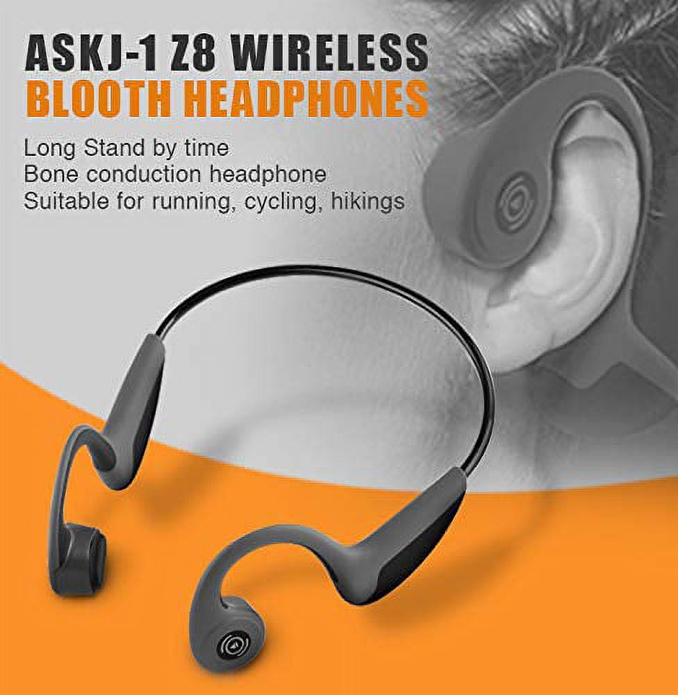 Bone Conduction Bluetooth 5.0 Headphones, Open Ear Wireless Headset ...