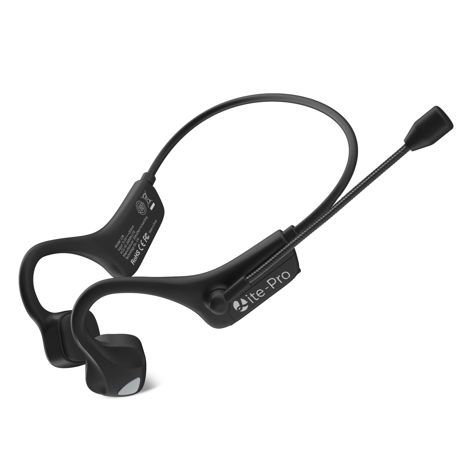 Bone Conduction Headphones Bluetooth with Mic Wireless Computer ...