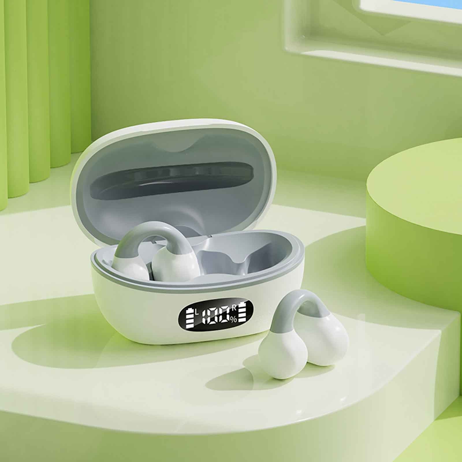 Bone Conduction Headphones, Open Ear Bluetooth 5.3 Headphones, Wireless ...