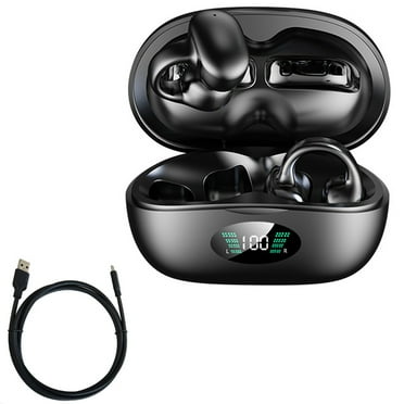 S19 Wireless Earbuds Ear Clip Bone Conduction Bluetooth Headphones Bass ...