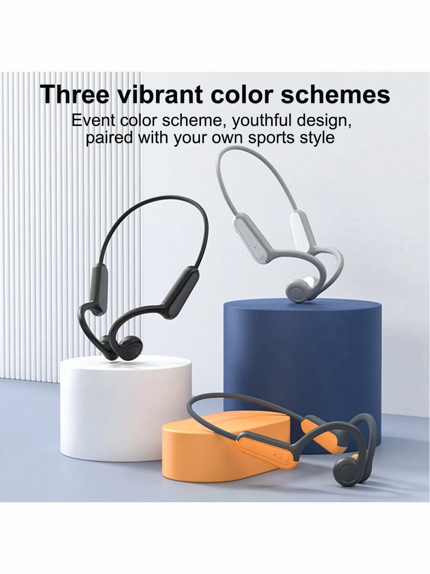 Bone Conduction Headphones, Wireless Headphones Bluetooth 5.3, Open Ear ...