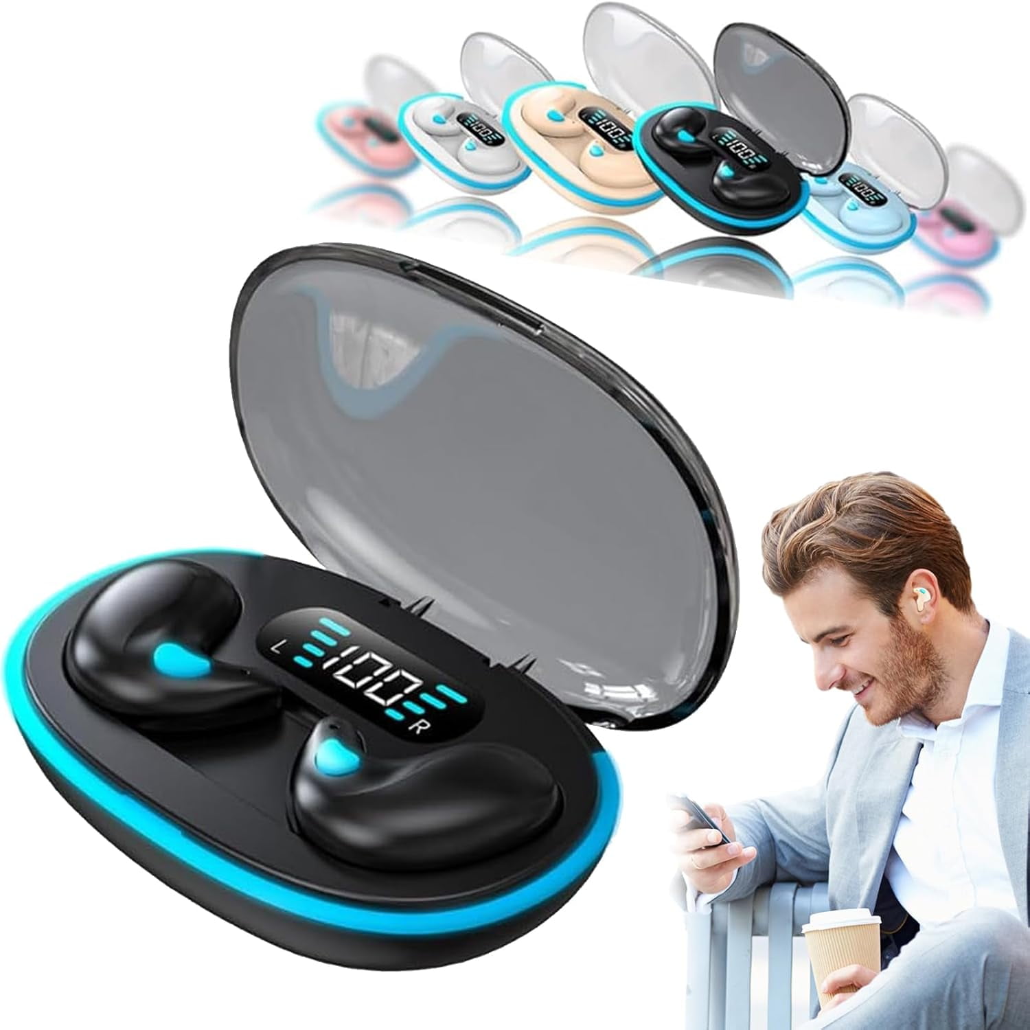 Bone Conduction Sleep Bluetooth Headset, Bone Conduction Headphones, In ...