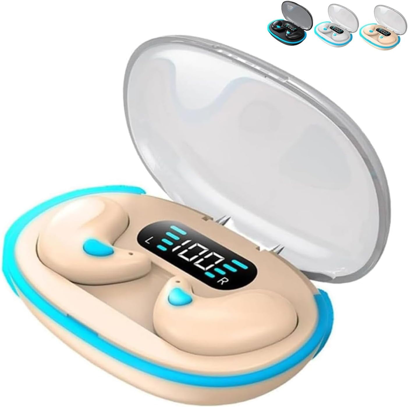 Bone Conduction Sleep Bluetooth Headset, in-Ear 5.3 Wireless Bluetooth ...