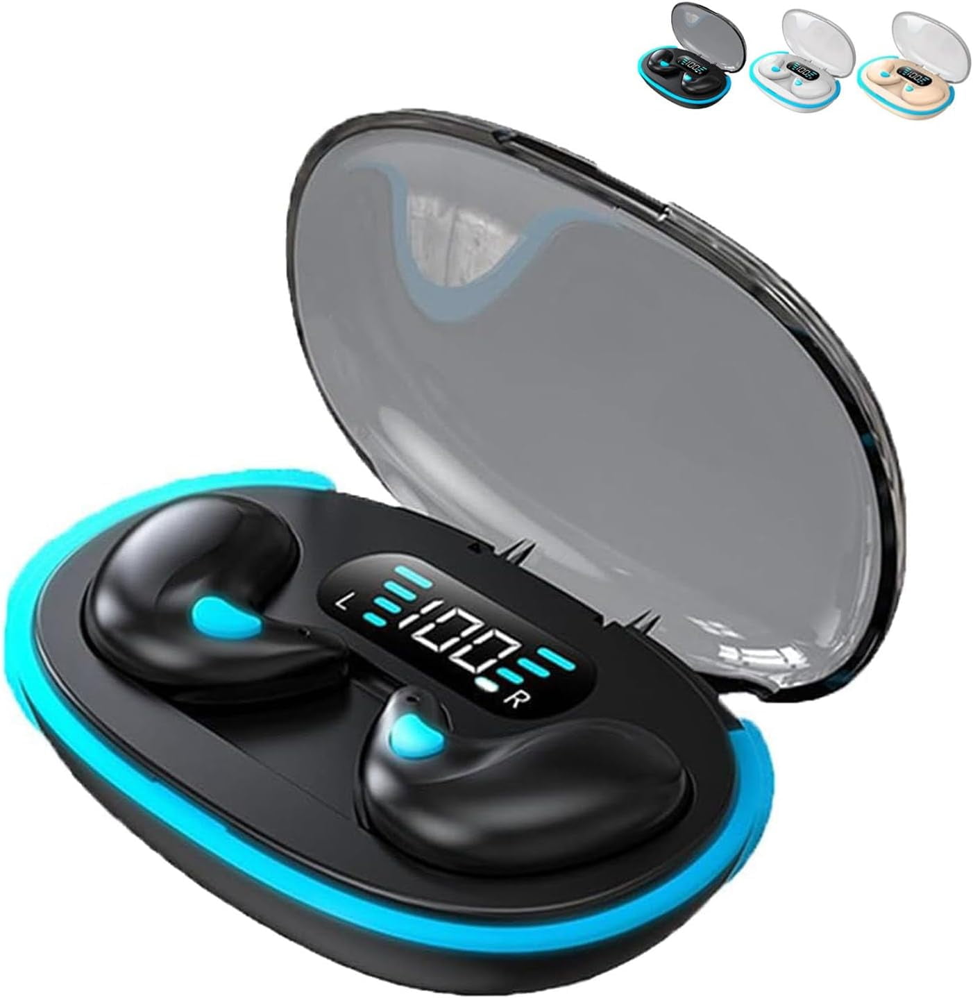 Bone Conduction Sleep Bluetooth Headset, in-Ear 5.3 Wireless Bluetooth ...