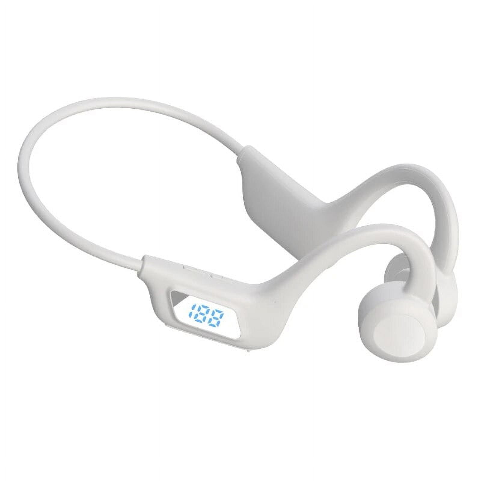 Bone Conduction Wireless Bluetooth-compatible Headset LED Display ...