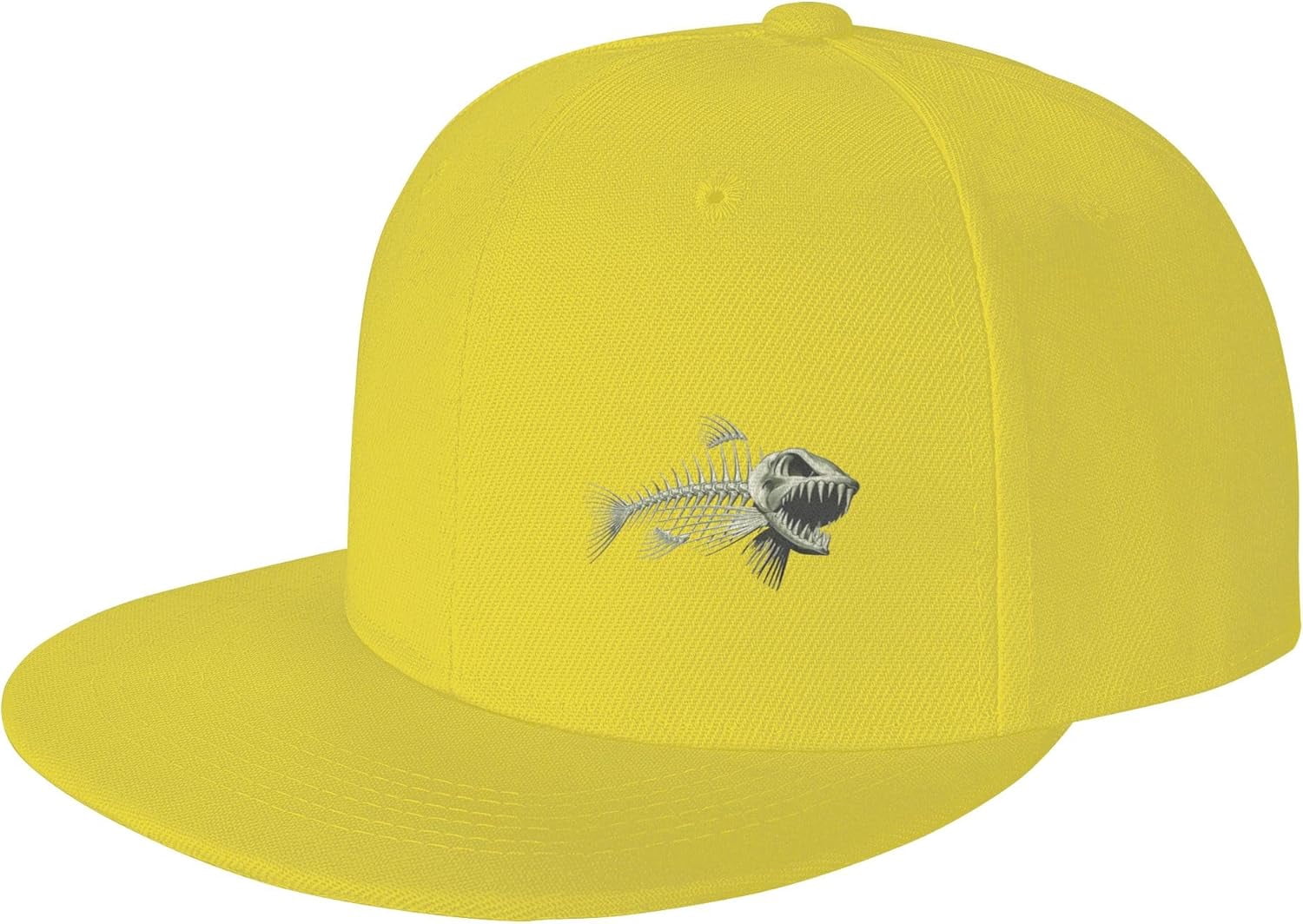 Bone Fish Hat Flat Brim Hat Baseball Hat Bone Fish Cap - Walmart.com