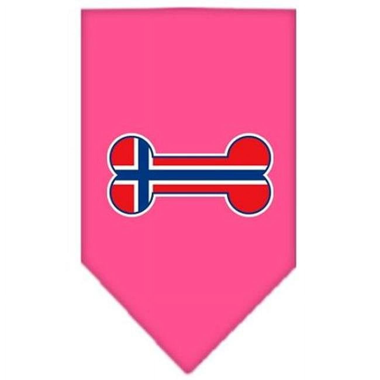 Bone Flag Norway Screen Print Bandana Bright Pink Small - Walmart.com