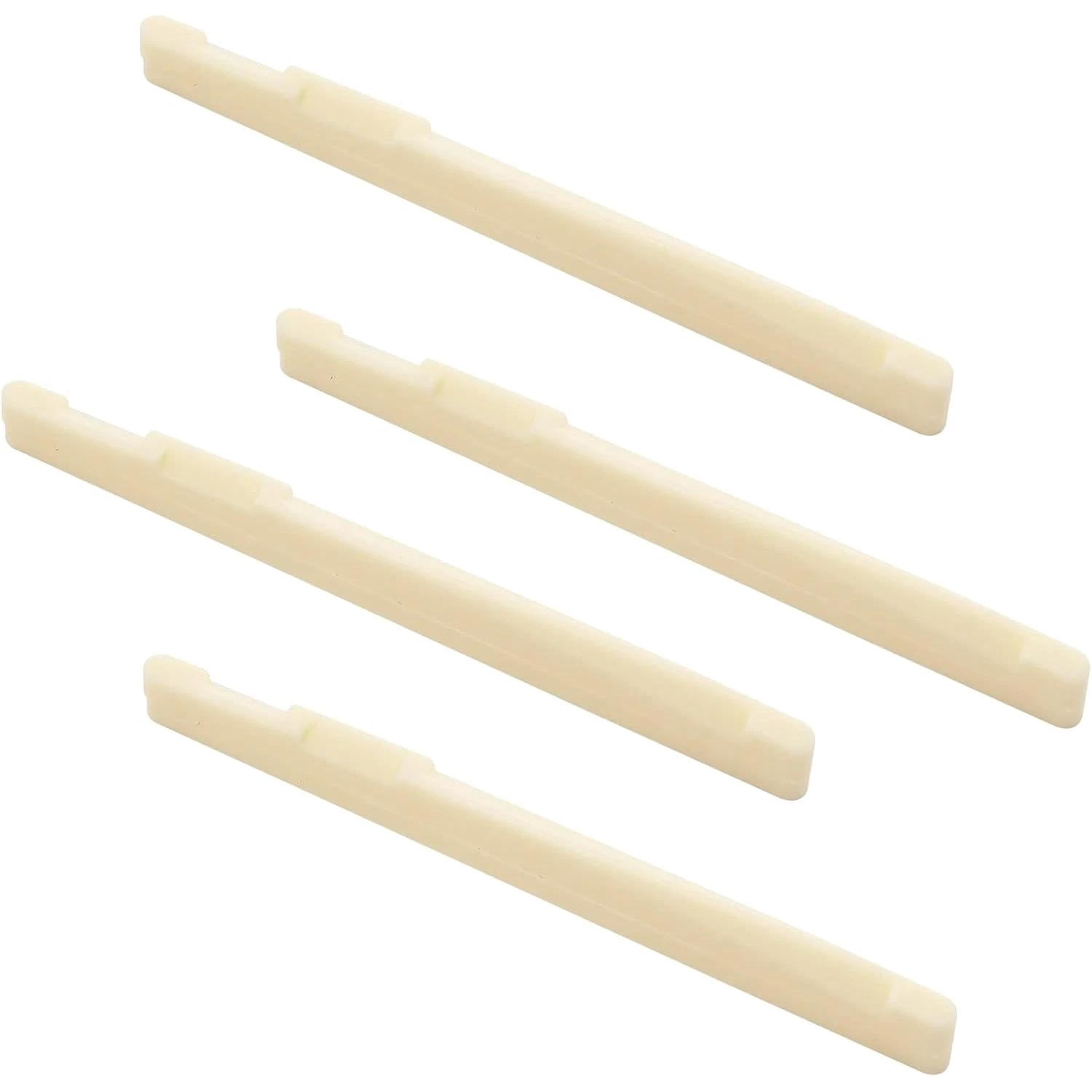 Bone Guitar Bridge Saddles, 4 Pcs, Fit for 72mm & 74mm Slot, Acoustic ...