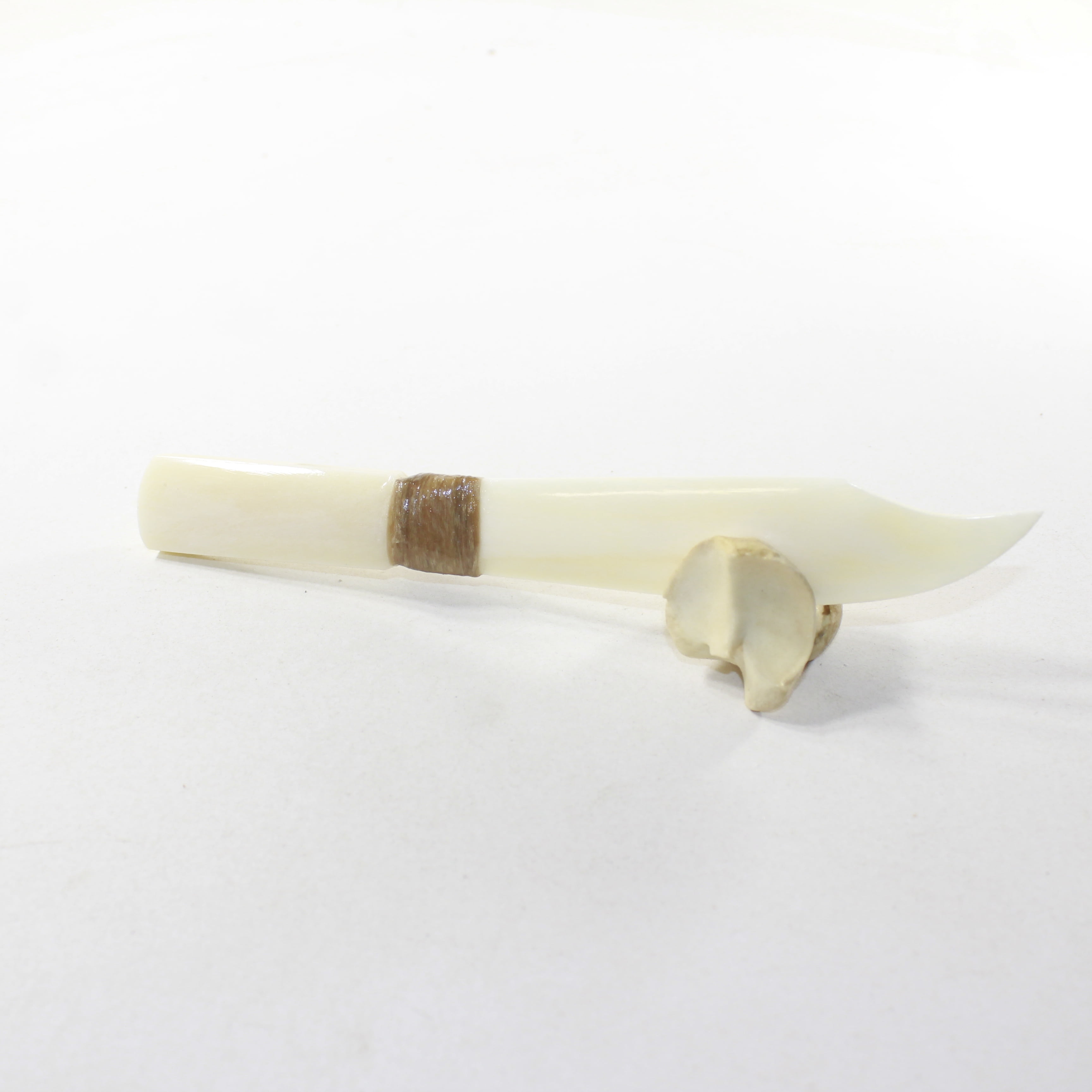 Bone Handle Bone Blade Ornamental Knife #2634 Mountain Man Knife ...