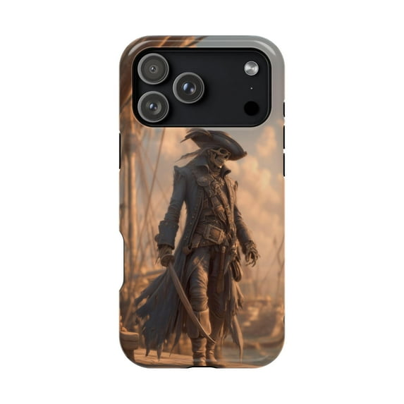 Bone Helm Pirate Captain Cutlass Sword Nautical Dark Scene Phone Case ...