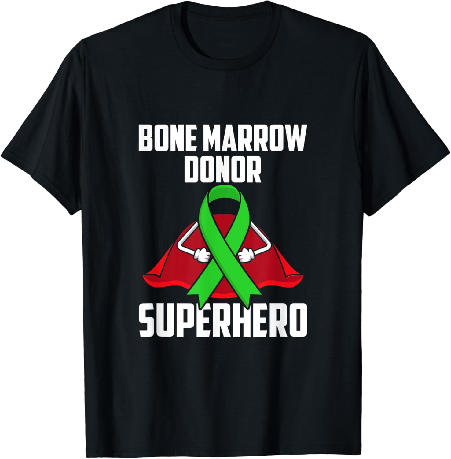 Bone Marrow Donor Superhero Warrior Fighter Teal Ribbon T-Shirt ...