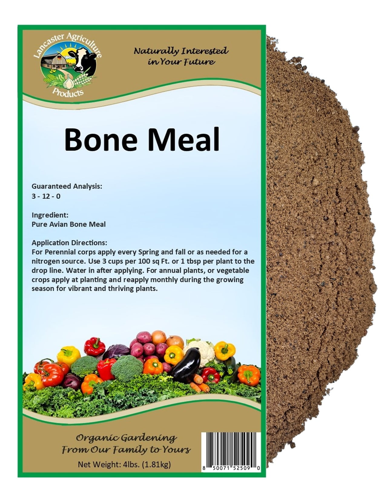 Bone Meal Fertilizer 4 Pounds for Organic Gardening and Soil Enrichment ...