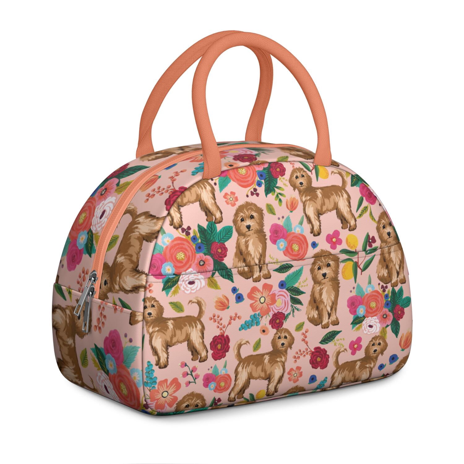 Bone Print Lunch Box for Pet Owners - Insulated Reusable Bag with ...