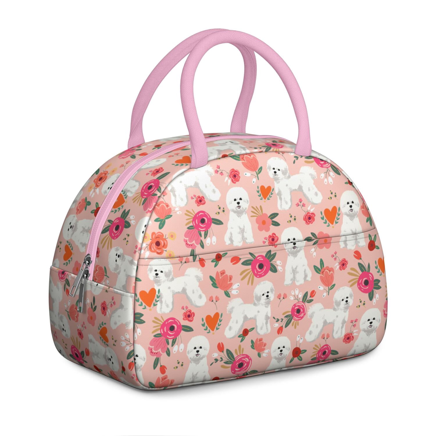 Bone Print Lunch Box for Pet Owners - Insulated Reusable Bag with ...