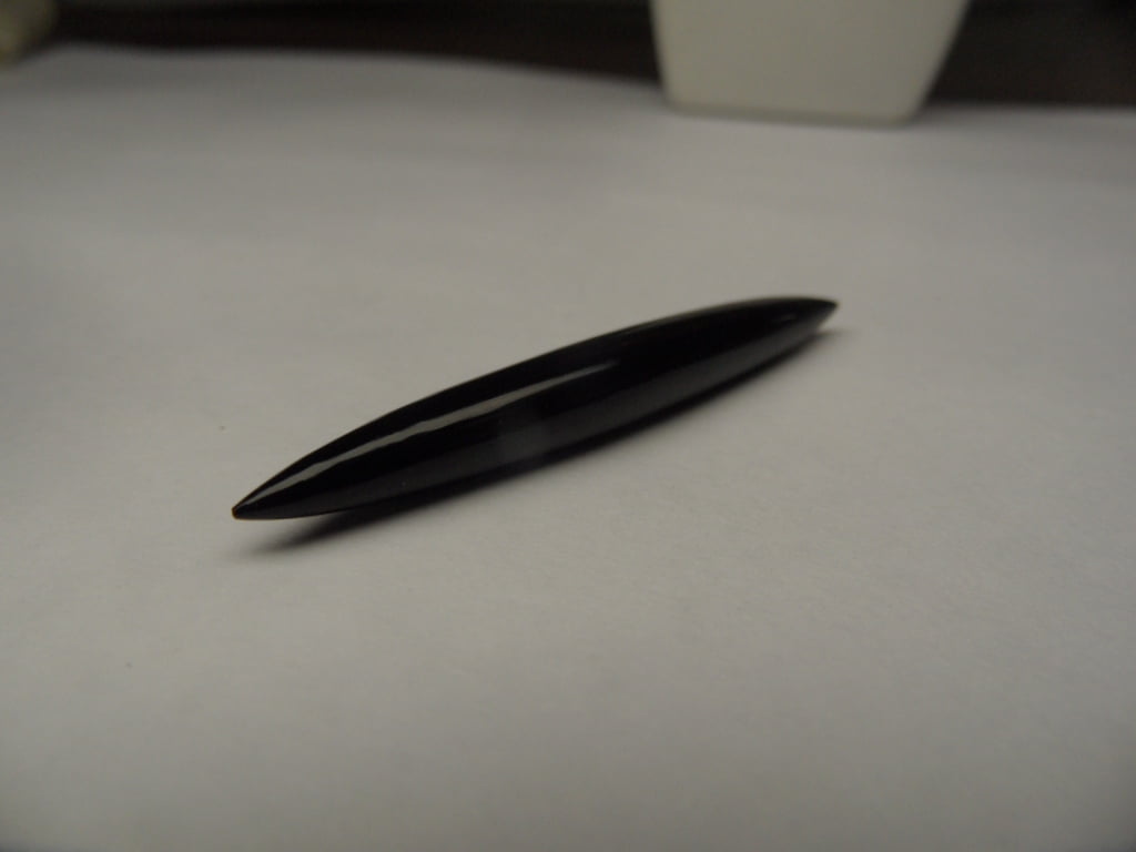 Bone Septum Tusk with Black Onyx – Unique Body Jewelry for Bold Style ...