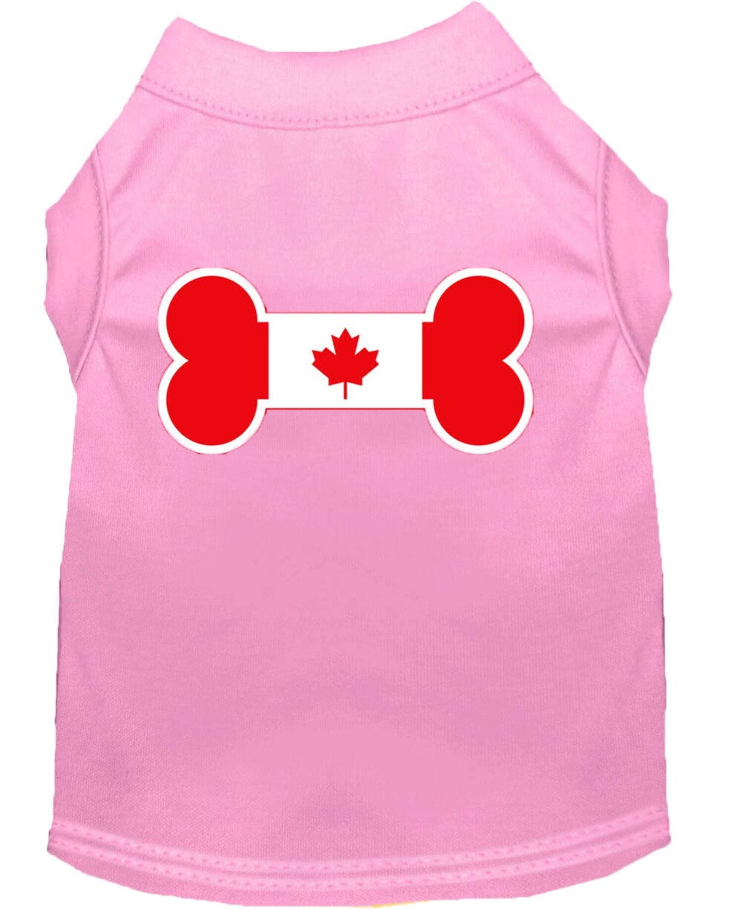 Pet Dog Cat Shirt Screen Printed, "Bone Shaped Canadian Flag" - Walmart.com