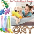 Bone Shaped Dog Chew Toy and Teething Stick, Long Lasting Tough Toy for ...