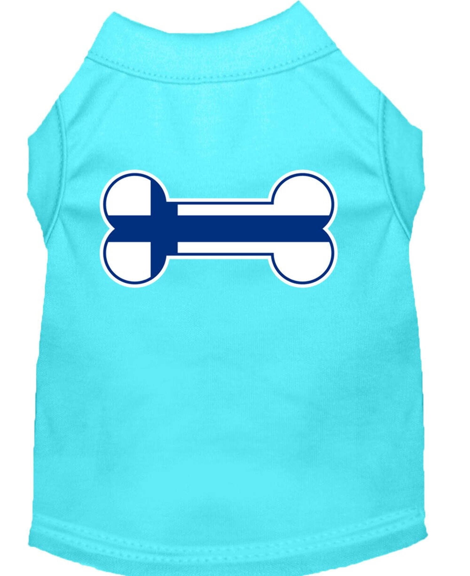 Pet Dog Cat Shirt Screen Printed, "Bone Shaped Finland Flag" - Walmart.com