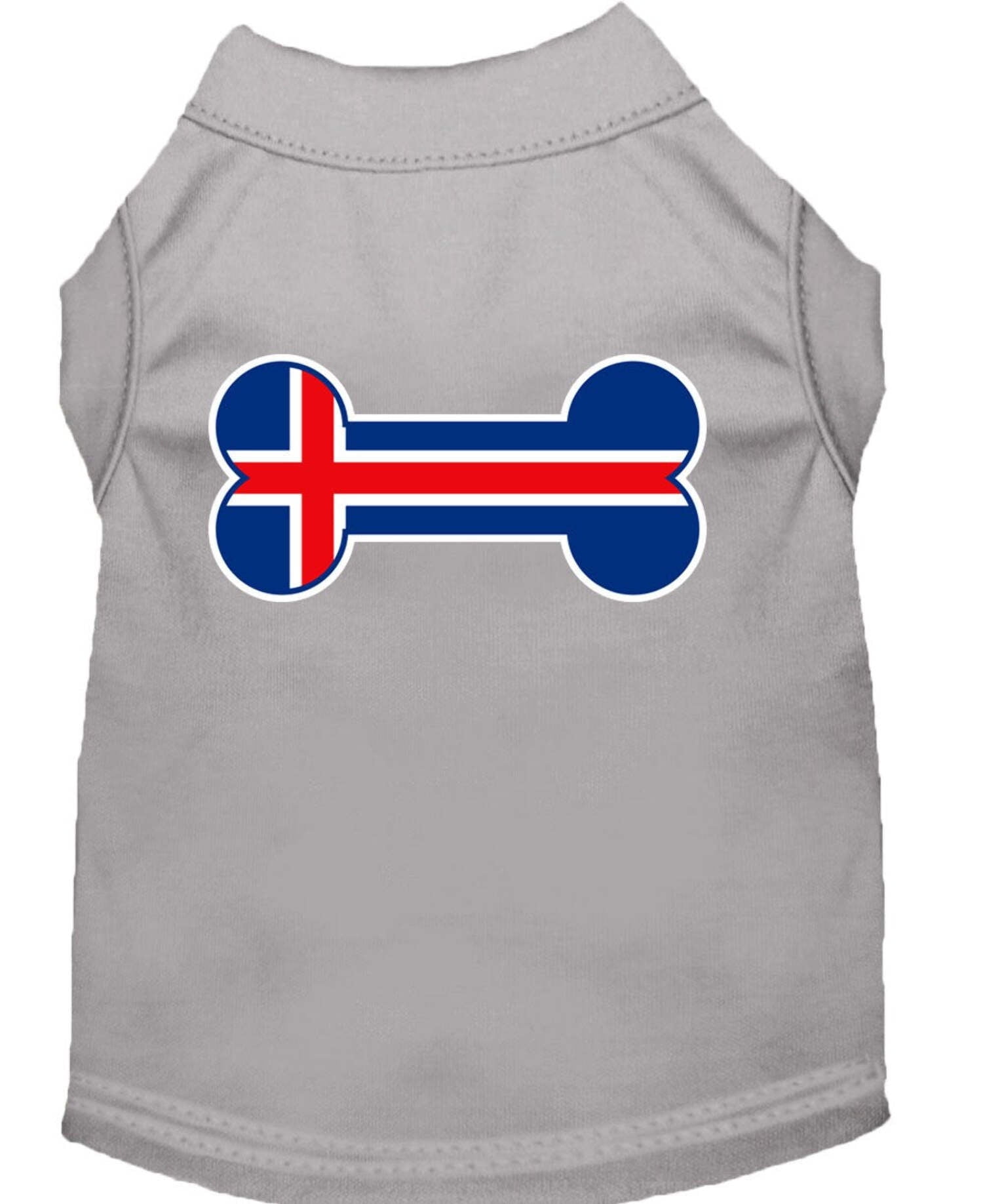 Pet Dog Cat Shirt Screen Printed, "Bone Shaped Iceland Flag" - Walmart.com