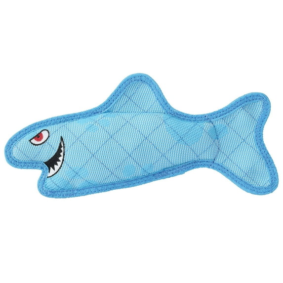 Bone & Shark Dog Toy Set - Durable Squeaky Toys for Aggressive Chewers ...