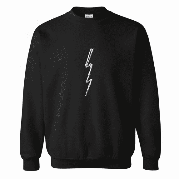Bone Spark Funny Skeleton Lightning Bolt Retro Style Art Sweatshirt, up ...