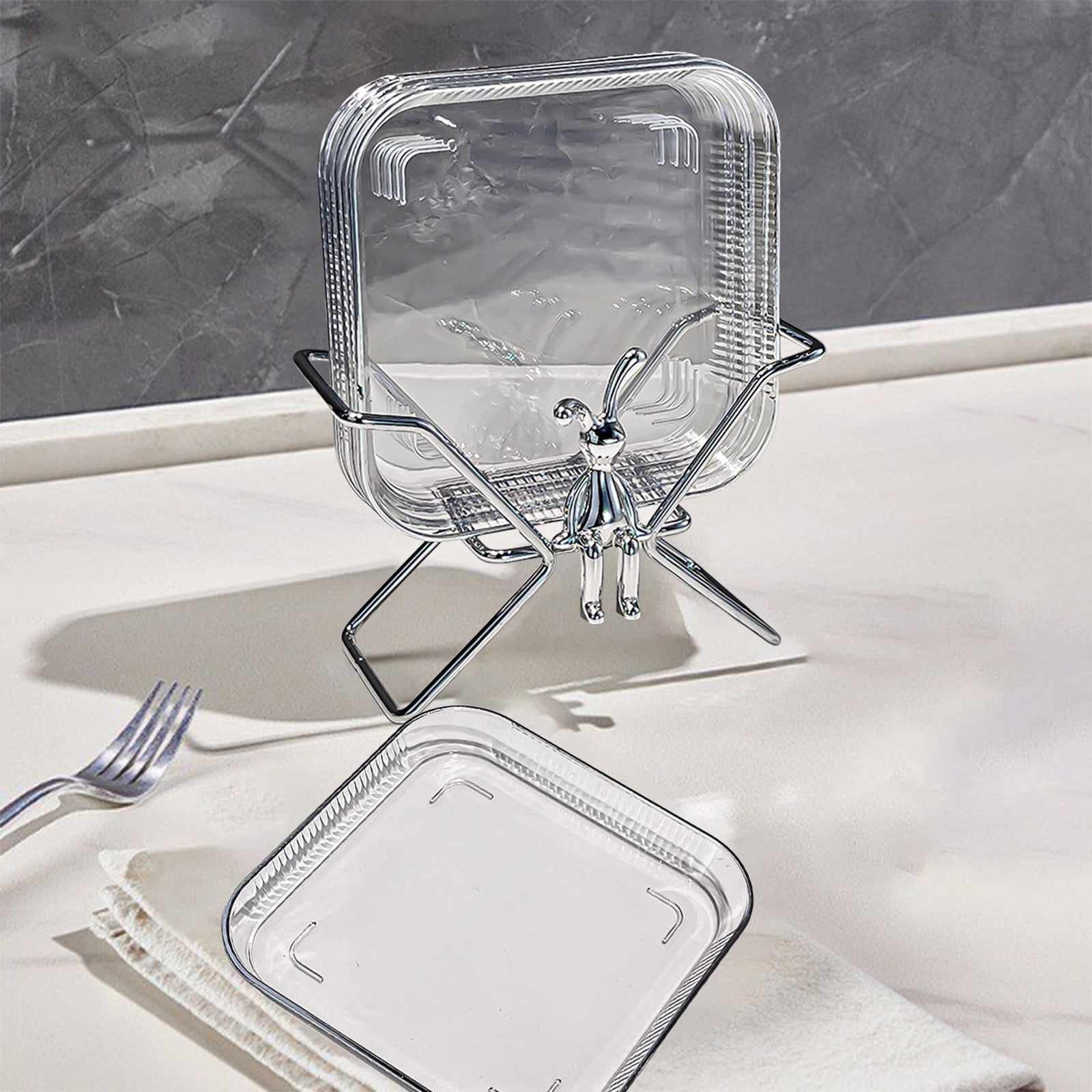 Bone Spitting Dish Serving Tray Dried Fruit Plate Table Litter Tray for ...