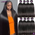 Bone Straight Hair Bundles Deal 100% Virgin Raw Human Hair Bundle 8 ...