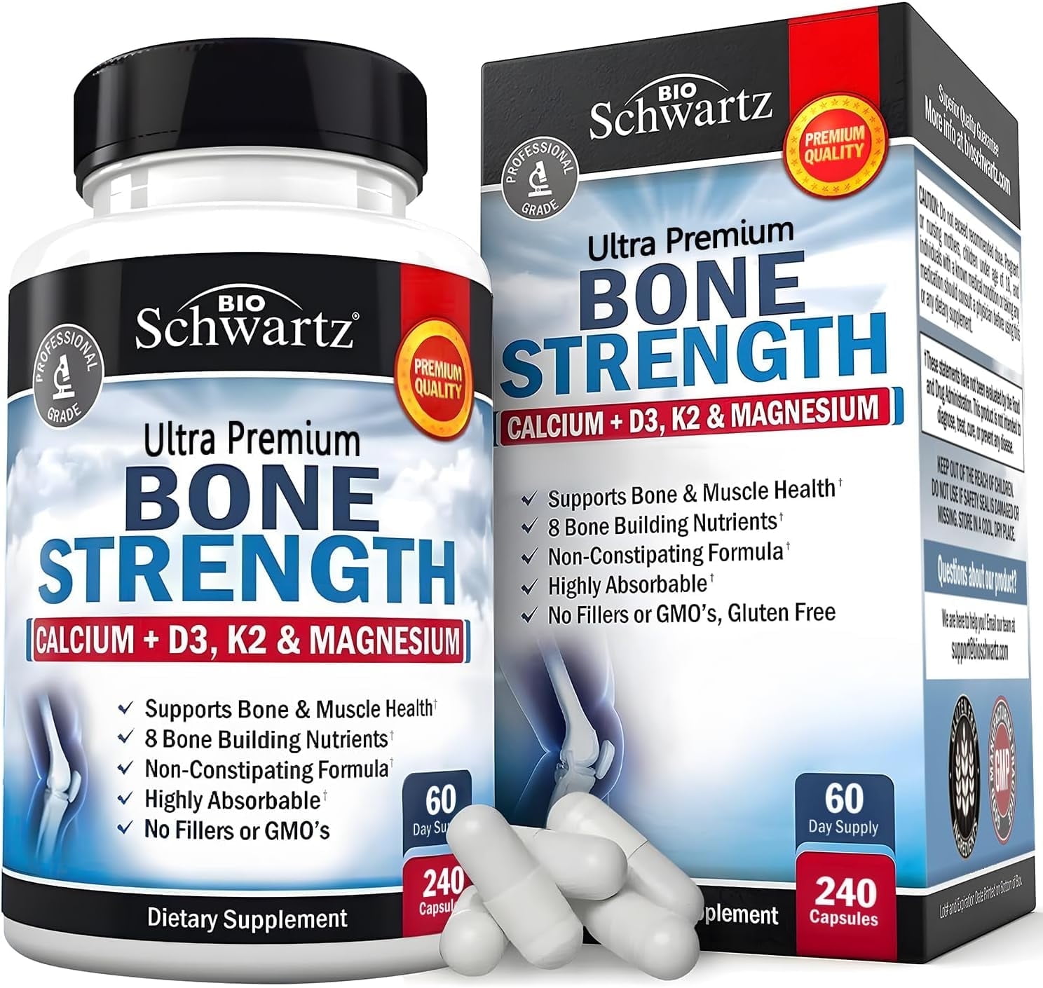 BioSchwartz Bone Strength Supplement, High-Absorption Multimineral ...