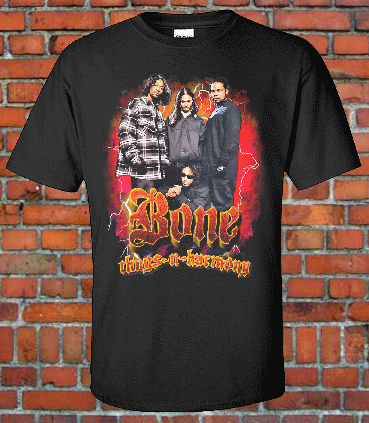 Bone Thugs N Harmony 90s Style Vintage look Bootleg Tee Eazy-E ...