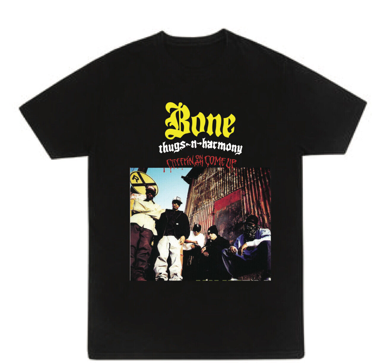 Bone Thugs N Harmony Creapin on a Come Up RARE T shirt New 90s Hip Hop ...