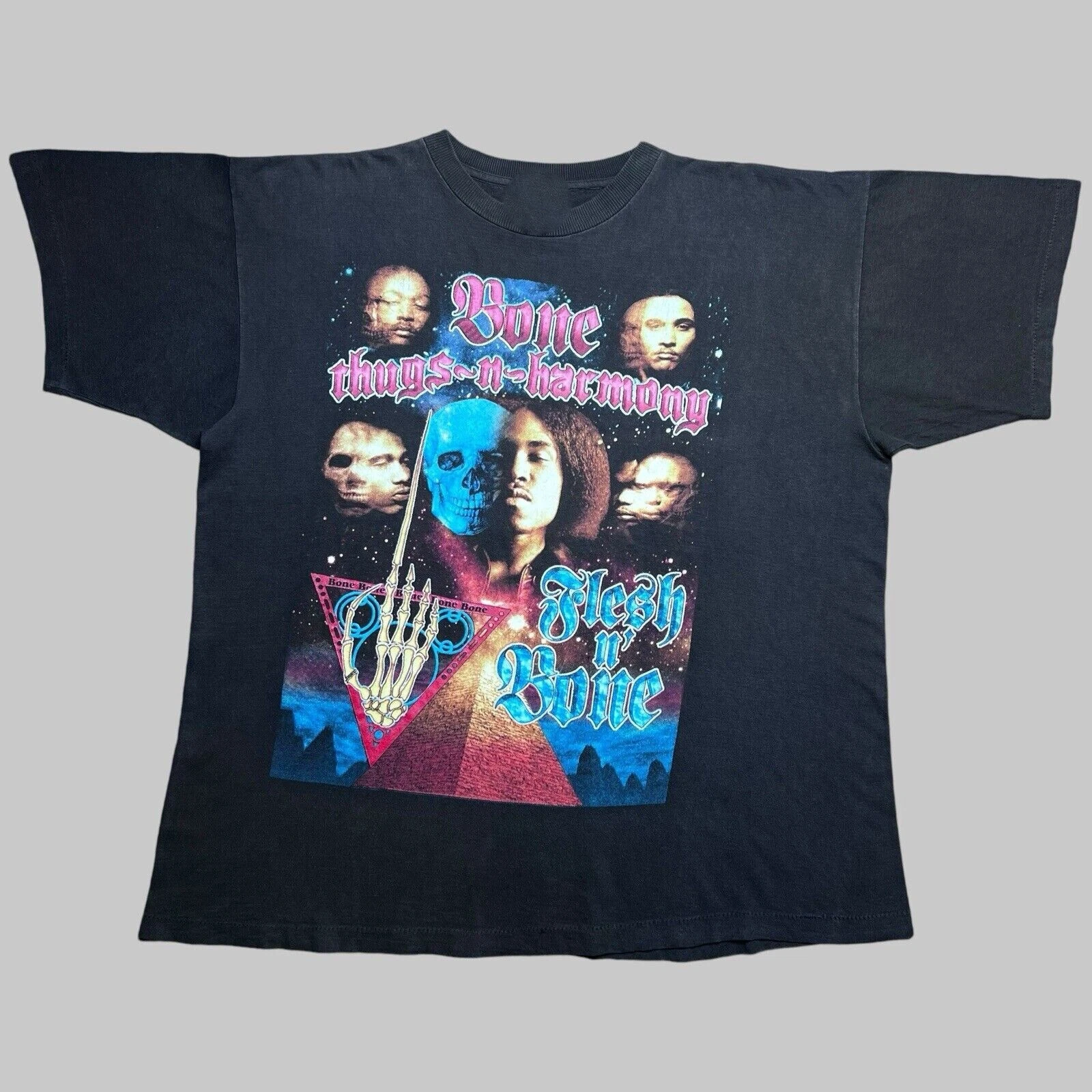 Bone Thugs N Harmony Flesh N Bone Cross Roads Rap T-shirt All Sizes ...