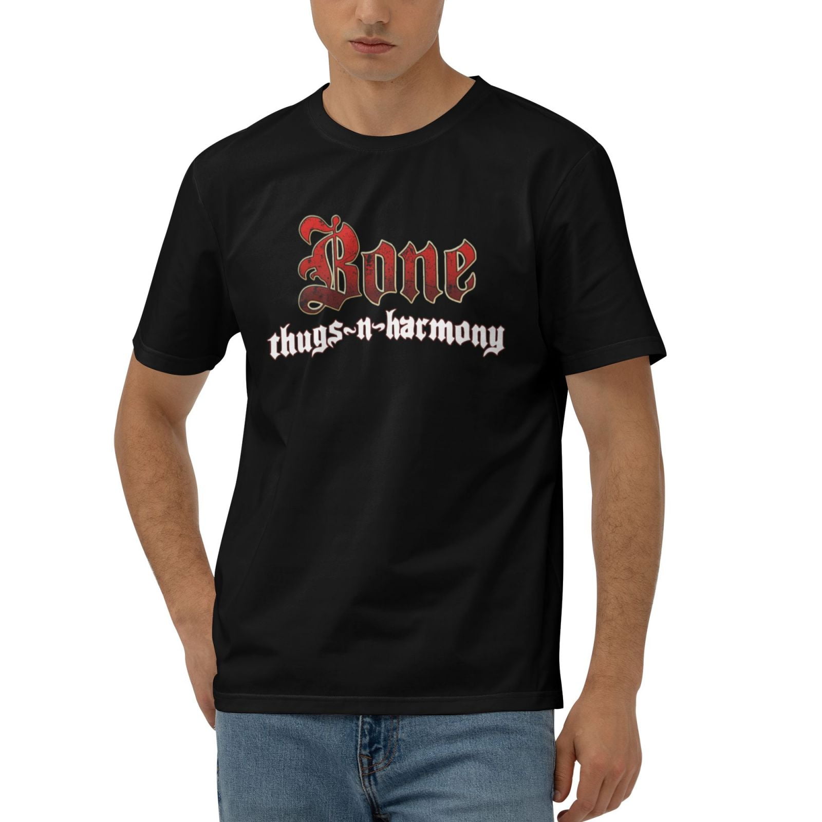 Bone Thugs-N-Harmony Men'S Cotton Short Sleeve Fashion Classic Top T ...