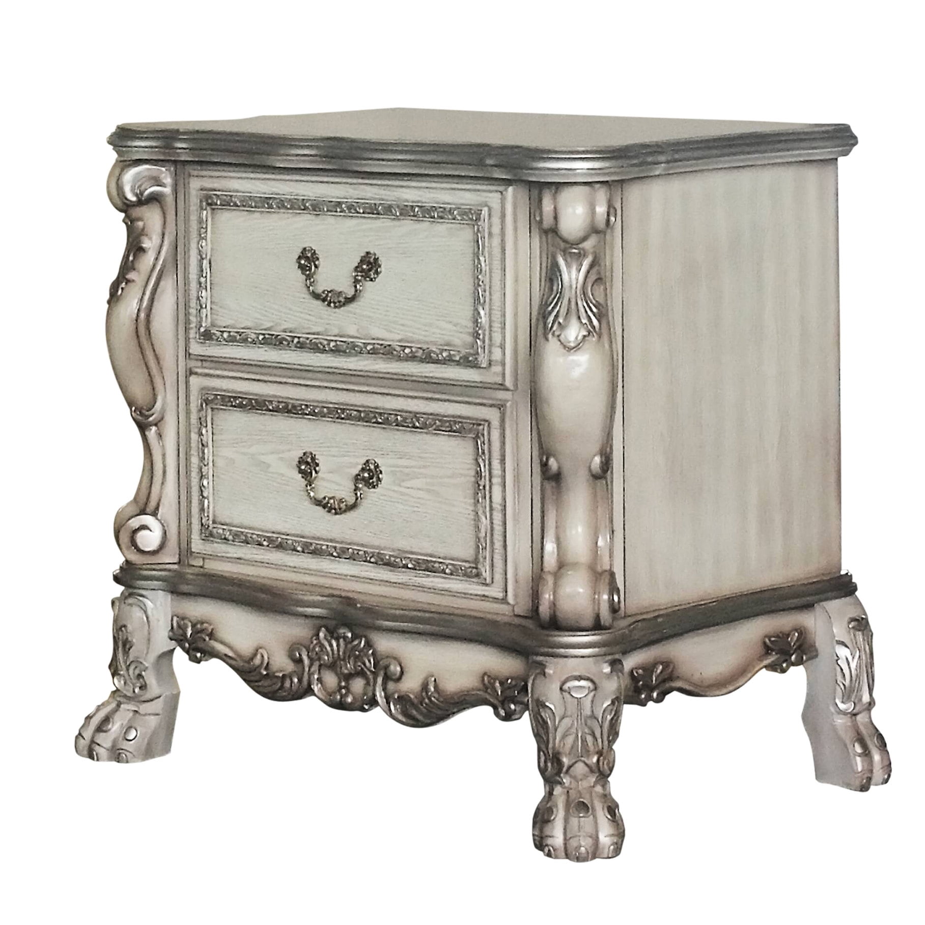 Bone White Appearance - Felt - Lined Drawer Functionality - Bedroom ...