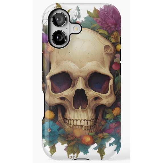 Bone and Botany Stickers Design Phone Case for iPhone 11 12 13 14 15 16 ...